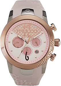 Amazon.com: MULCO Watches for Women - Lady D - Silver Stainless Steel Case with Wrist Silicone ...