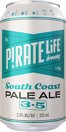 Pirate Life South Coast Pale Ale 3.5% 16 x 375mL Cans : Amazon.com.au ...