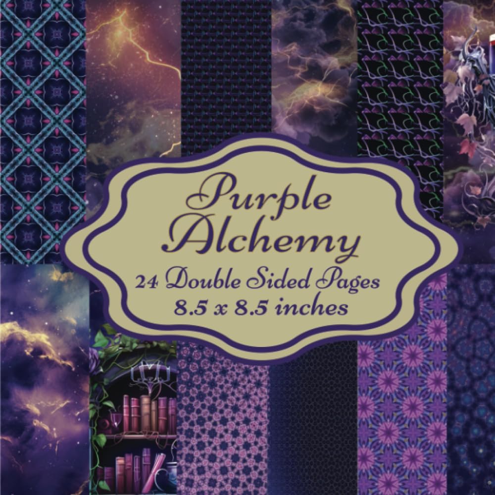Purple Alchemy: 48 Pages of Lightweight Scrap Paper Pad 8.5 x 8.5 ...