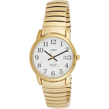 TIMEX® Men's Easy Reader Gold-Tone Expansion Band Watch #T2H301 : Timex ...