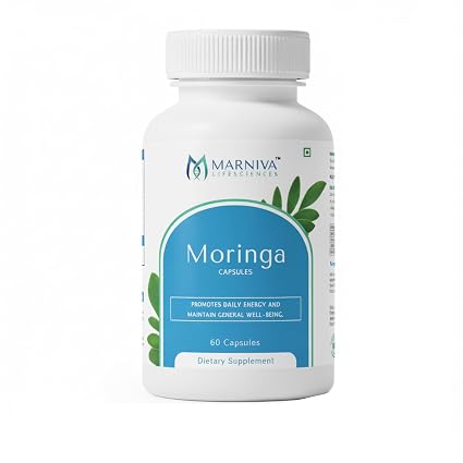 Marniva Lifesciences Moringa Capsules With Plant Based Herbal ...