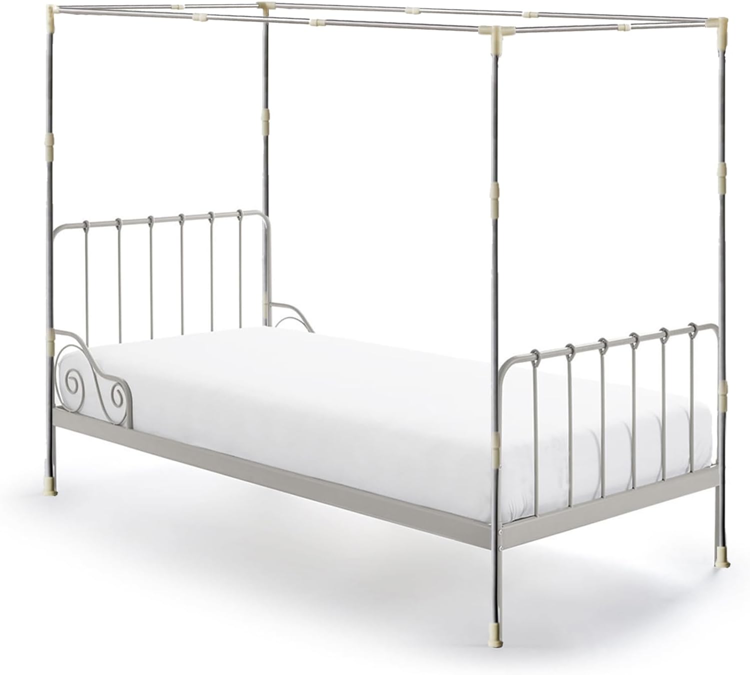 Amazon.com: RAREFTI Canopy Bed Frame Twin Size Adjustable Bed Canopy ...
