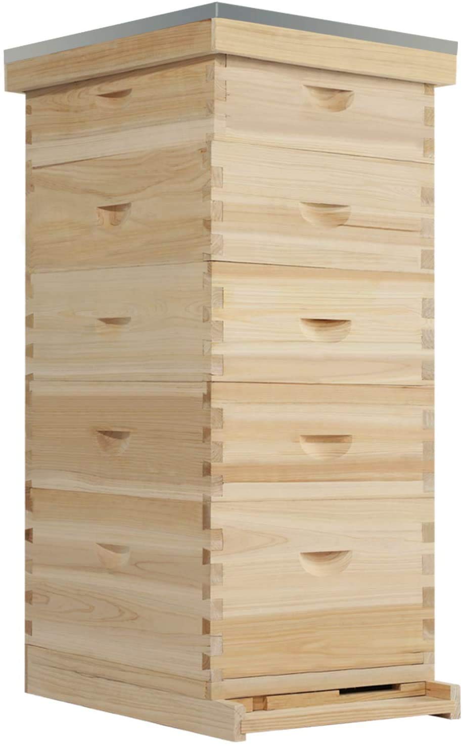 Buy Wooden Langstroth Honey Bee Hive Box Beehive House Honey Keeper ...