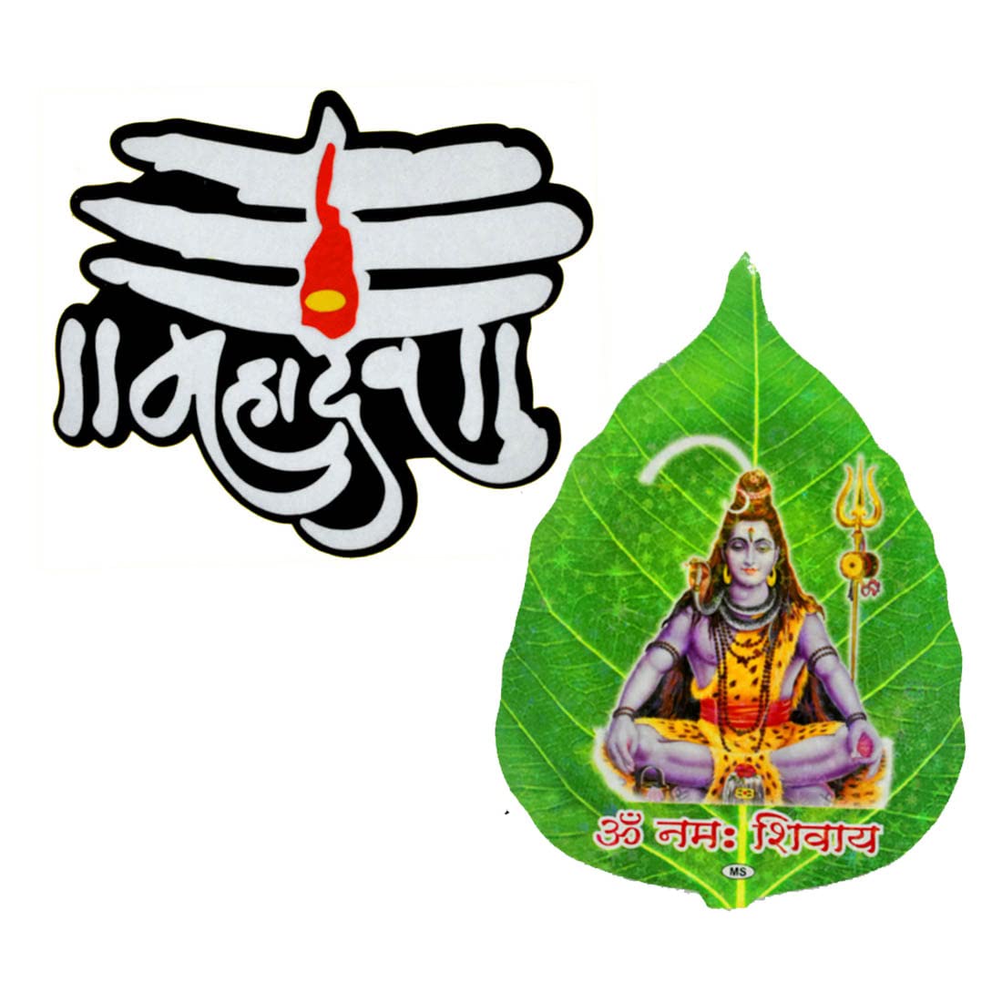 Buy AFH Mahadev Lord Shiva Sticker Combo for All Bikes and Car Online ...