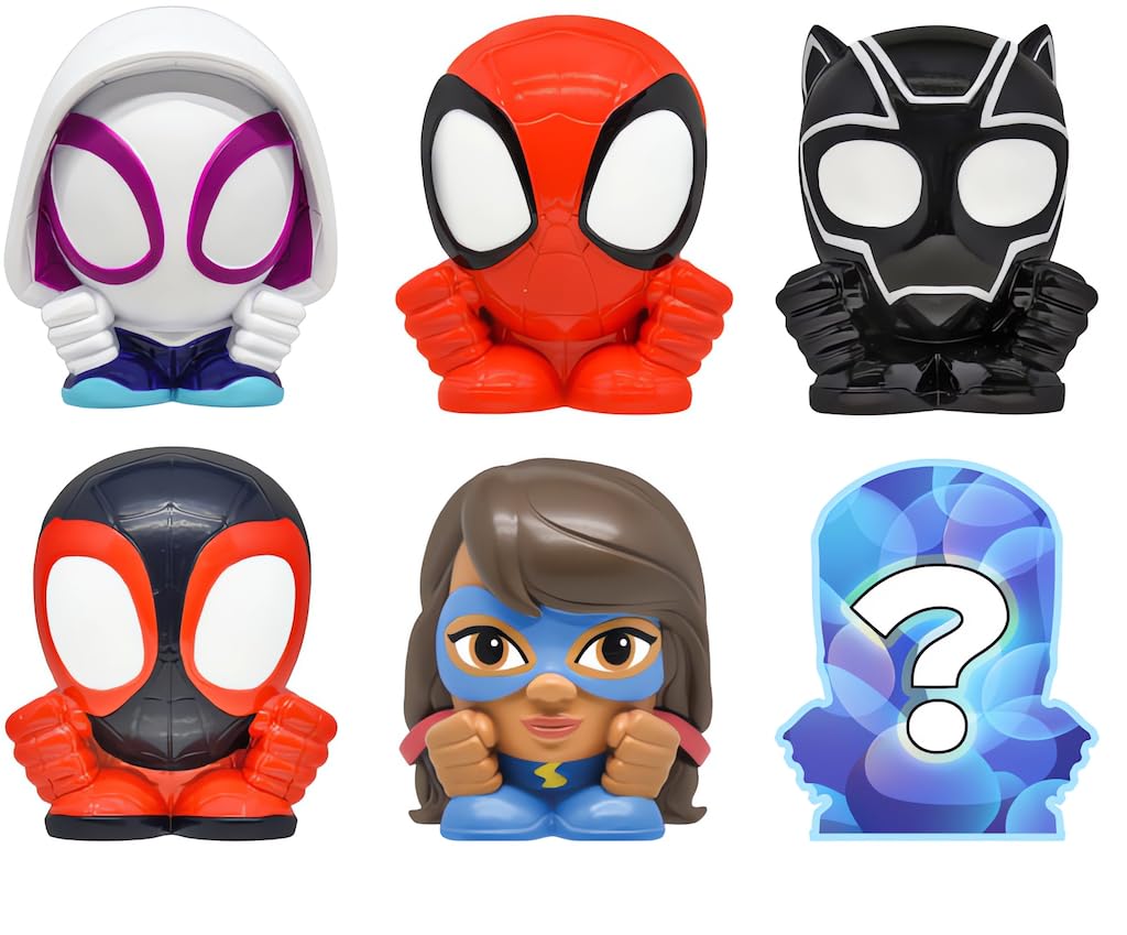 Mash’Ems Spidey and his Amazing Friends Series 2, Squishy Toys, 1 of 6 ...
