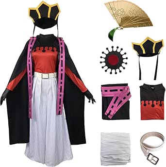 Amazon.com: Seaehey Adult Douma Cosplay Costume Anime Demon Kimono ...