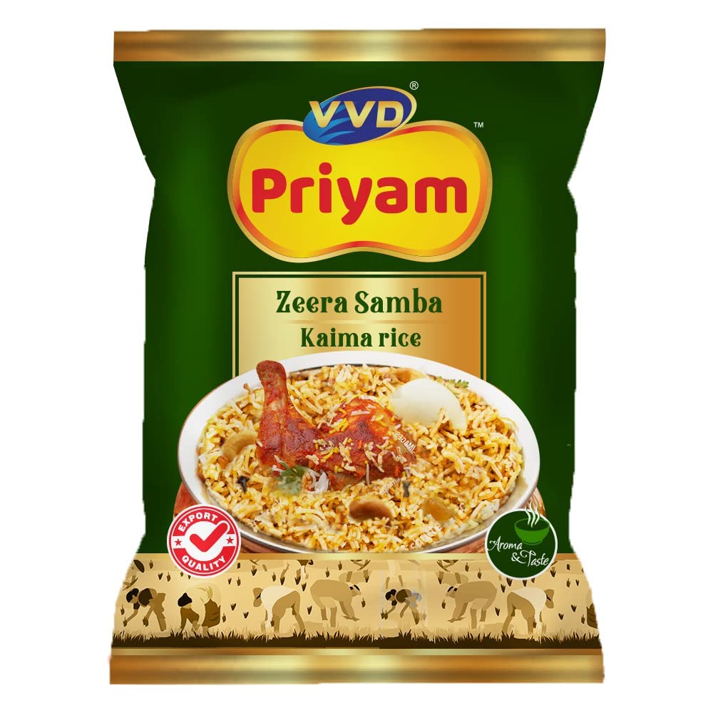 Buy VVD Priyam Zeera Samba Rice (Ka Rice) | Seeraga Samba Rice | Aged ...