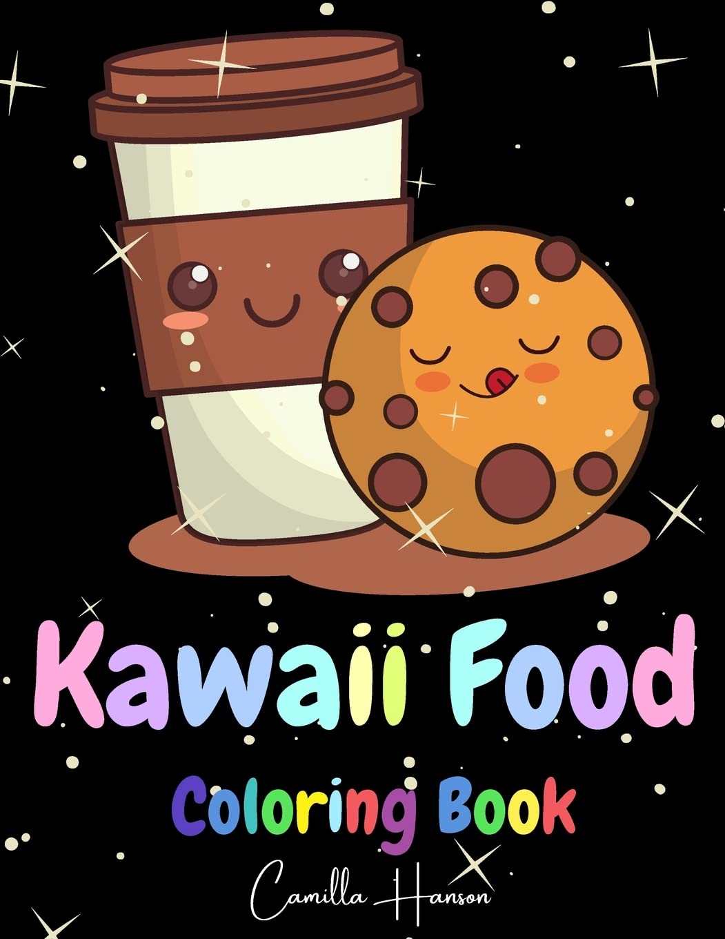 Kawaii Food Coloring Book: Wonderful Kawaii Food Coloring Book Lovable ...