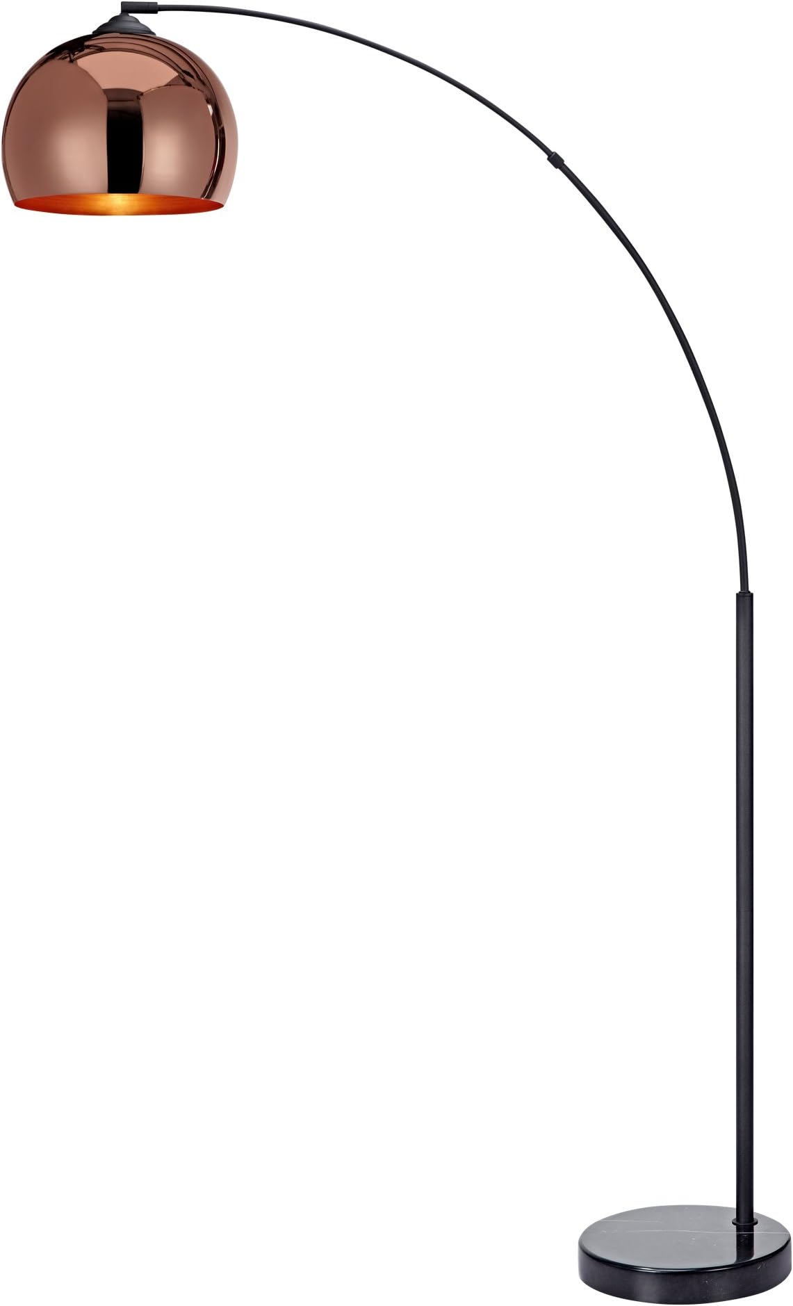 Cal Lighting BO-3122FL-RU 60W Downbridge Adjustable Metal Floor Lamp ...