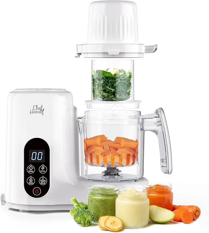 Amazon.com: Chefhandy Baby Food Maker, Baby Food Processor, 5 in 1 Baby ...