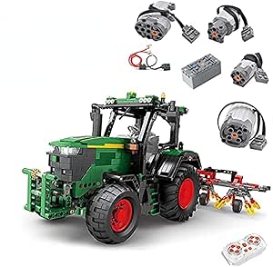 Amazon.com: Pyy96 Technic Farm Tractor Building Set, 1828 PCS RC ...