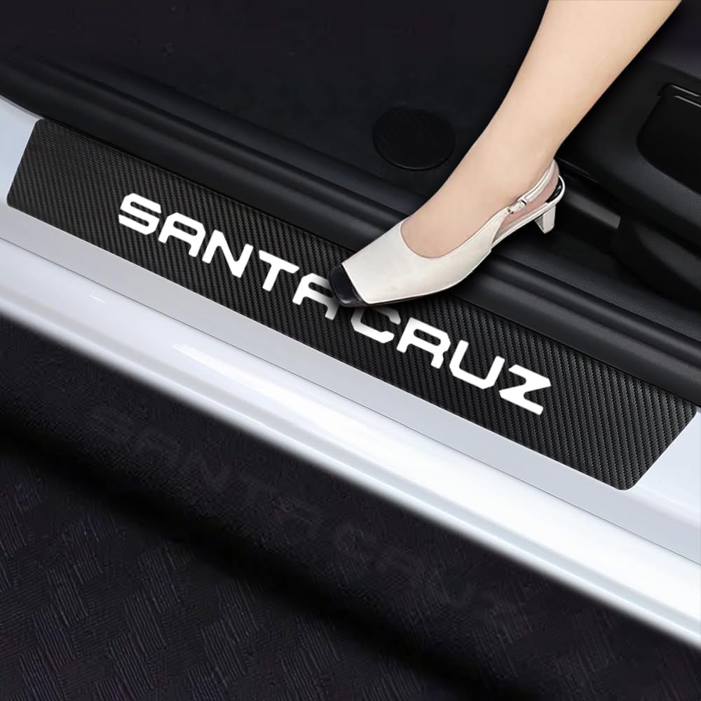 Amazon.com: 4PCS Car Door Sill Protector Compatible with for Hyundai ...