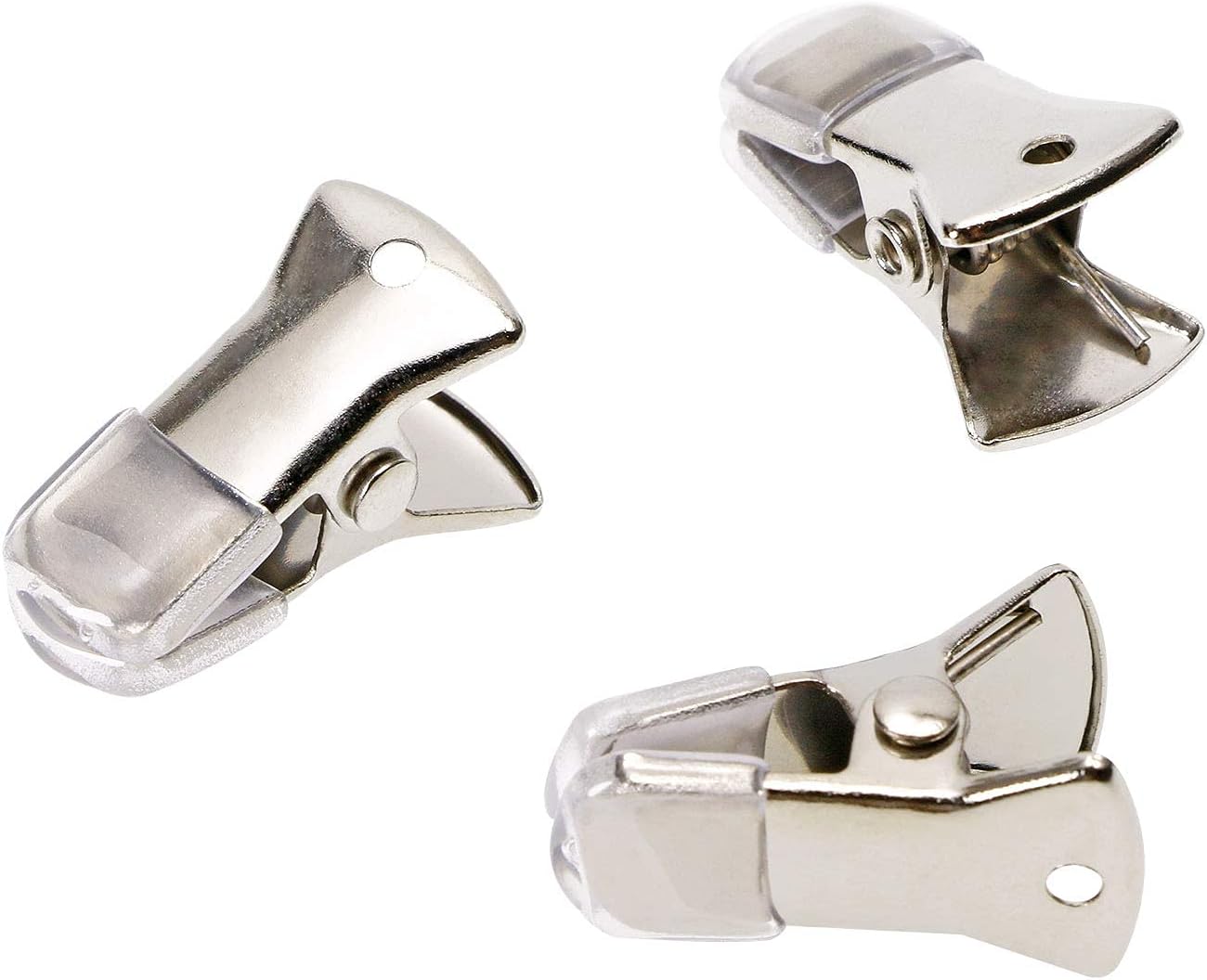 Amazon.com: ONLYKXY 30 Pieces 20x6mm Silver Metal Small Clip, DIY Non ...