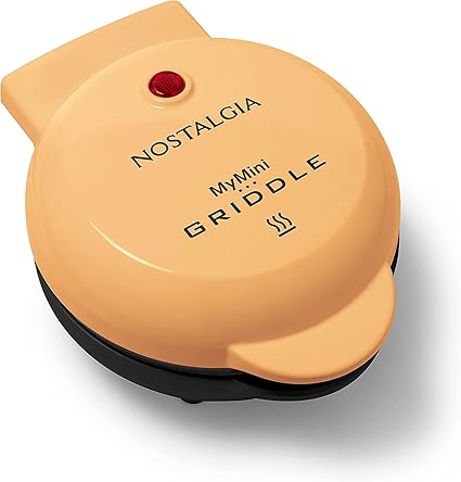 Nostalgia MyMini Personal Electric Griddle, Nonstick Griddle Perfect ...