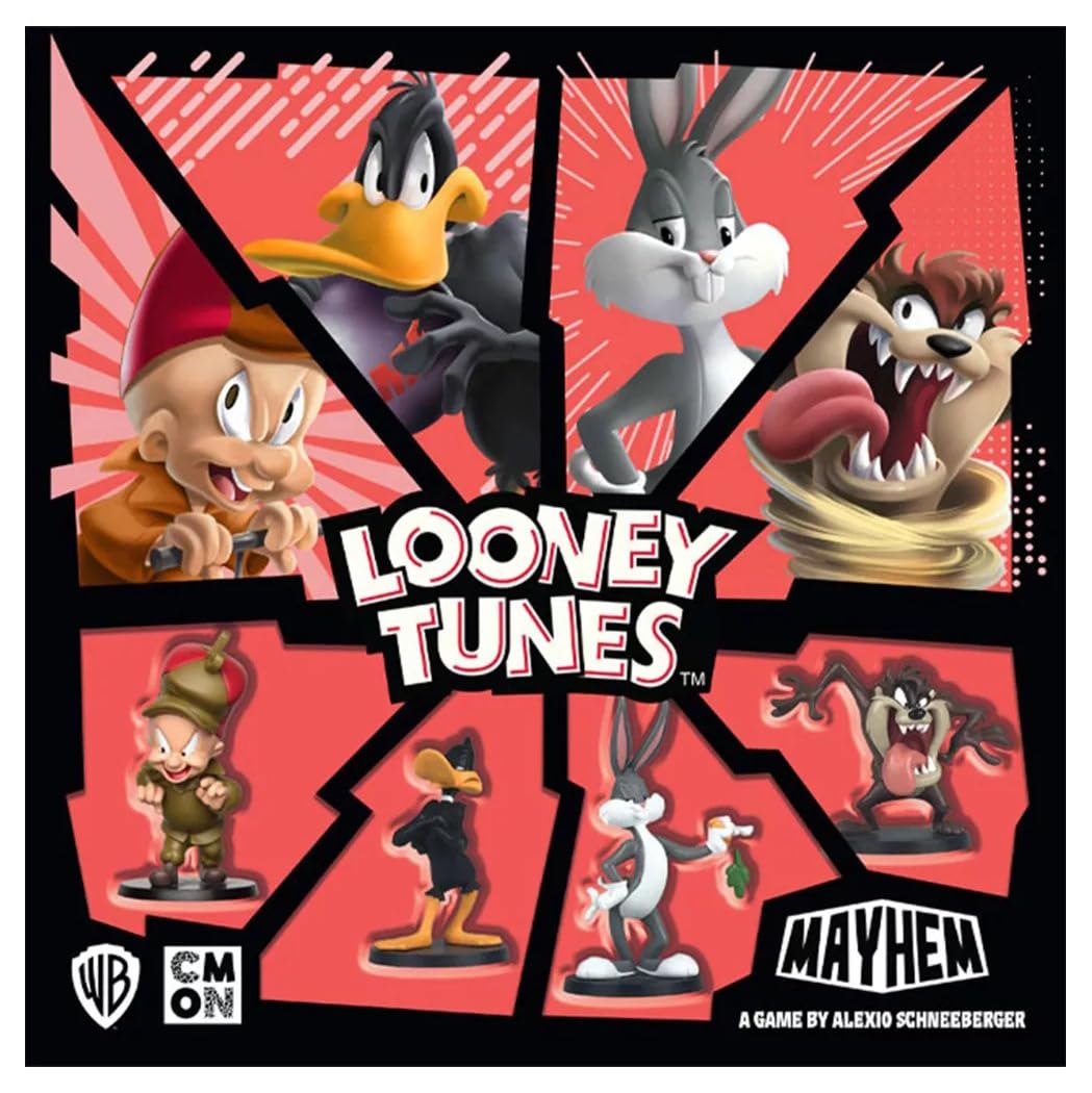Cmoncmon Looney Tunes Mayhem Board Game Strategy Game Based On ...