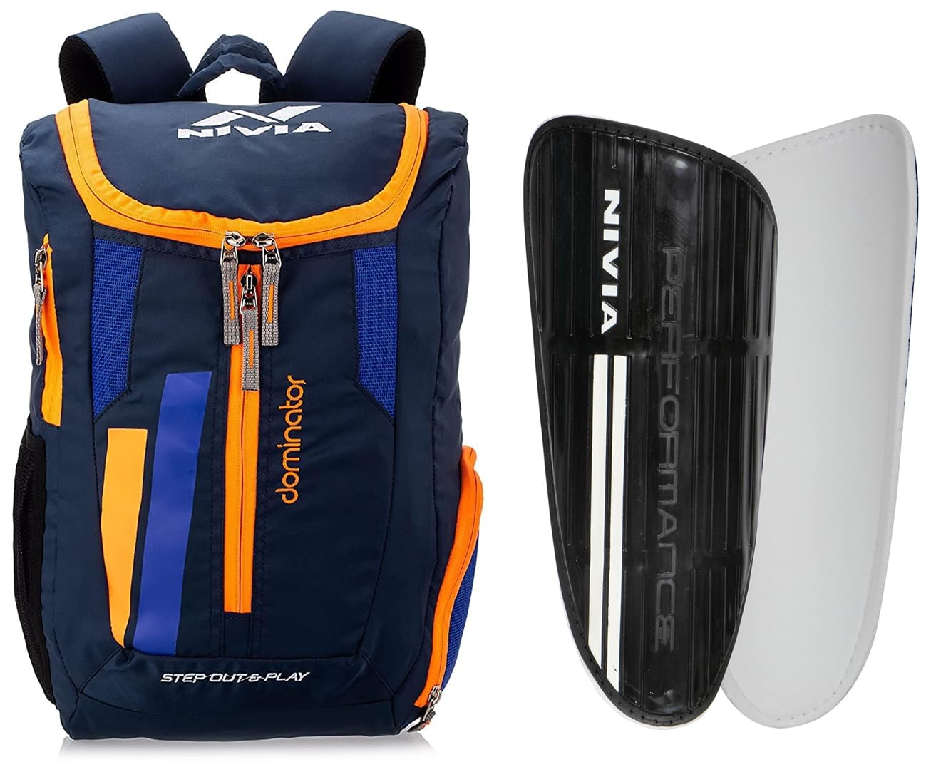 Buy Nivia Dominator Shoe Bag (Navy, Orange) & Nivia SG-806 Performance ...