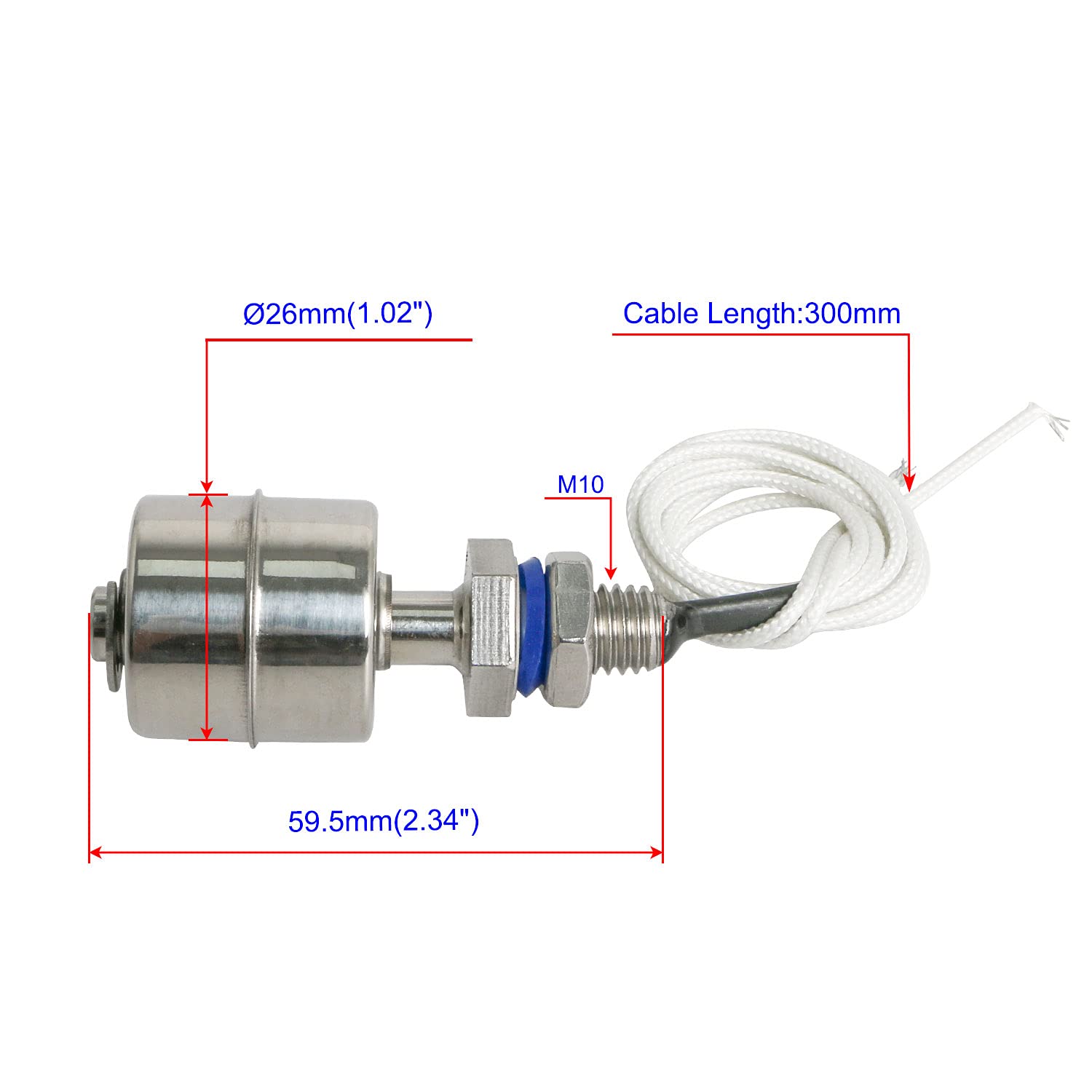 Snapklik.com : Water Level Sensor Switch Stainless Steel,Liquid Level ...