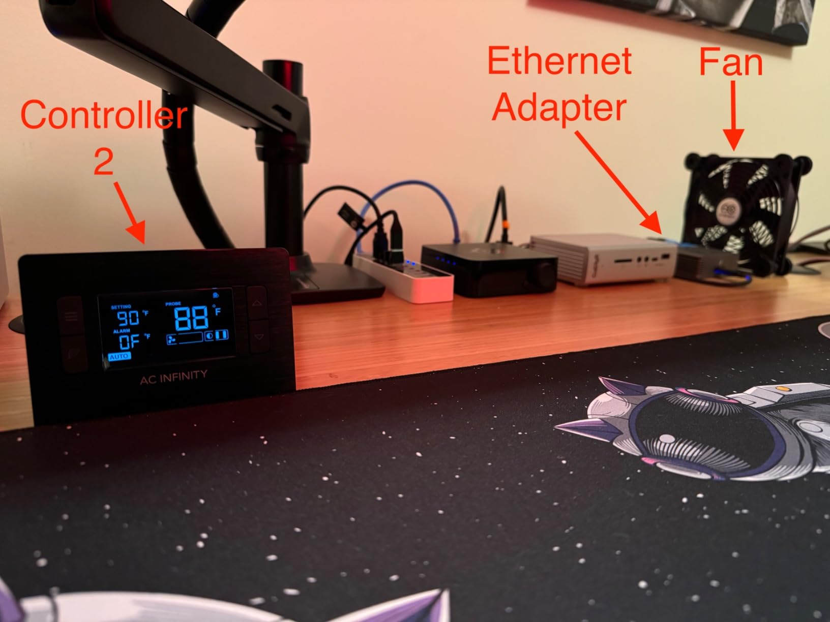 Amazon.com: AC Infinity Black Controller Stand, Replacement Frame for ...