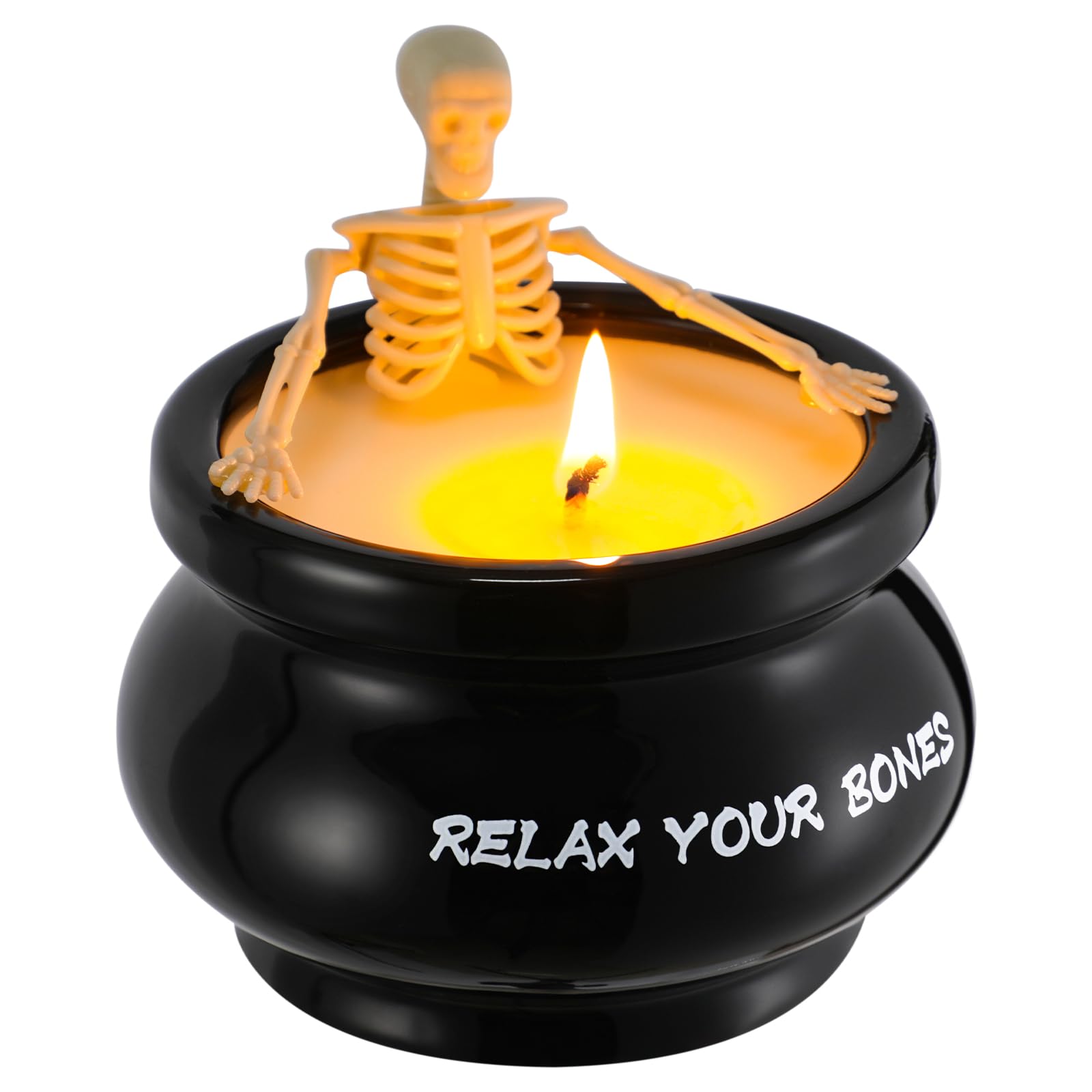 Amazon.com: Skeleton Candle Halloween Candles Halloween Decorations ...