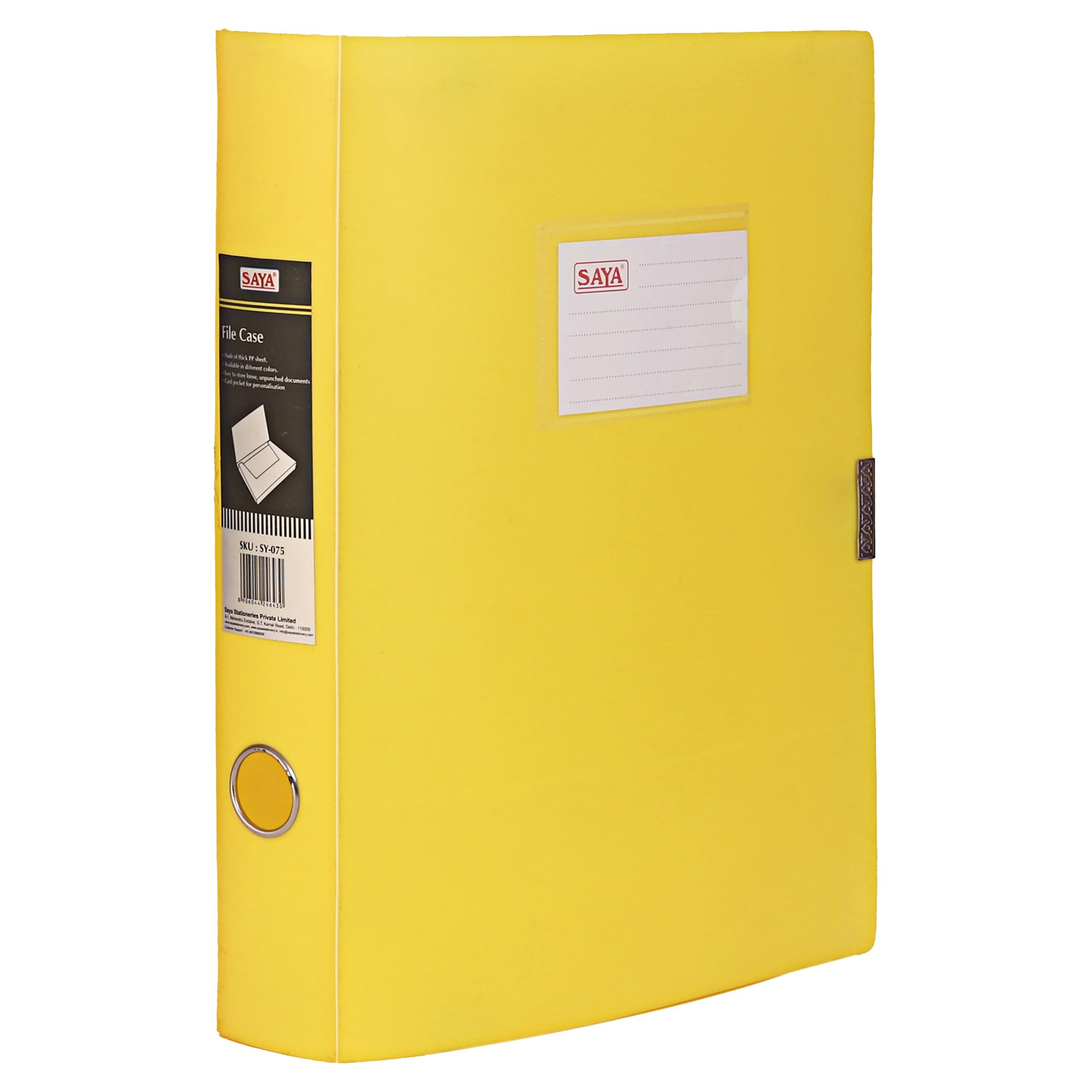 Saya Box File Case (Yellow) : Amazon.in: Office Products