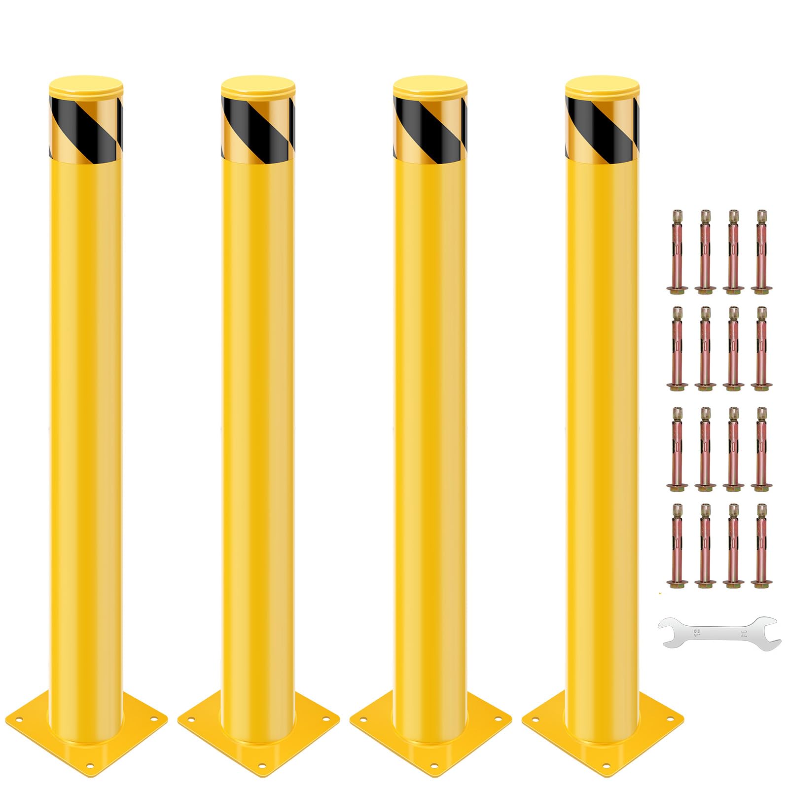 Snapklik.com : Bollard Post 30 Inch, Safety Bollard Post In Ground ...