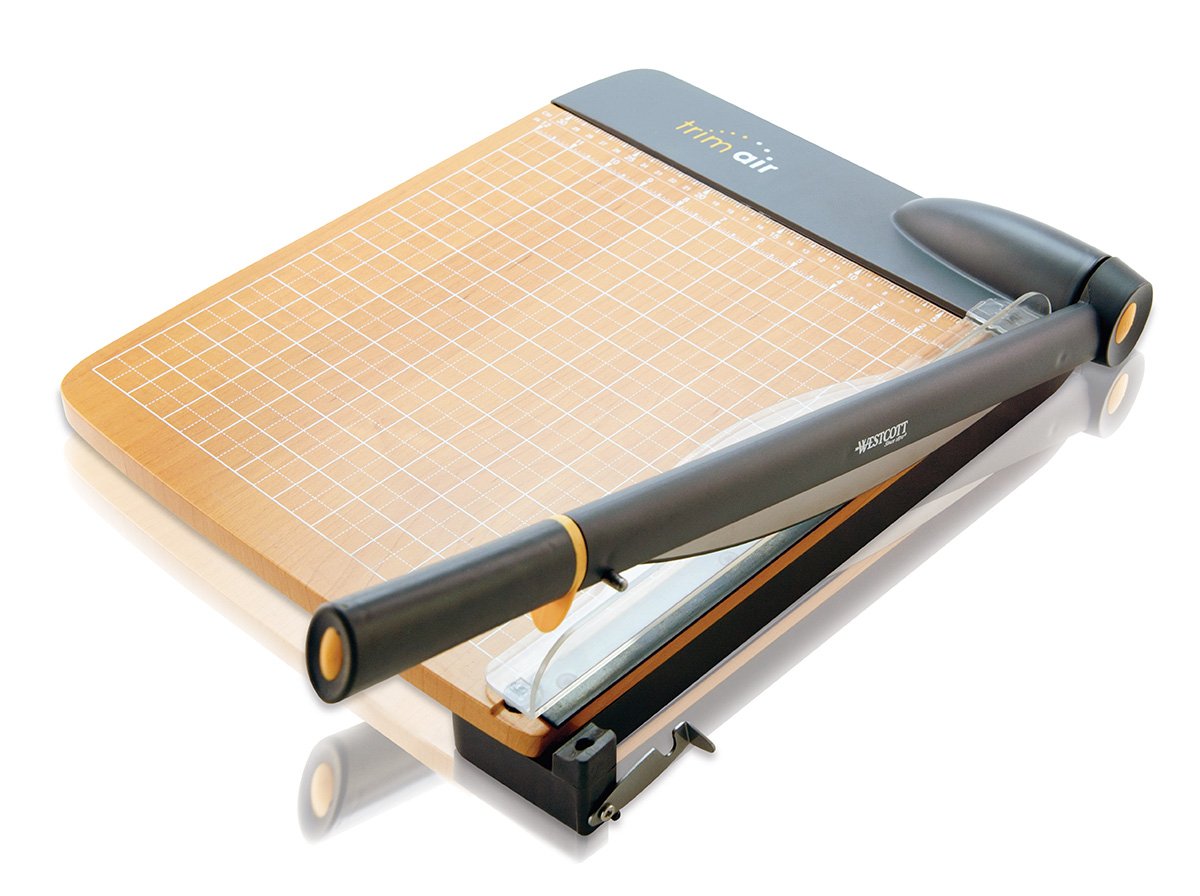 Westcott 15-Inch Trimair Titanium Bonded Guillotine Paper Trimmer ...