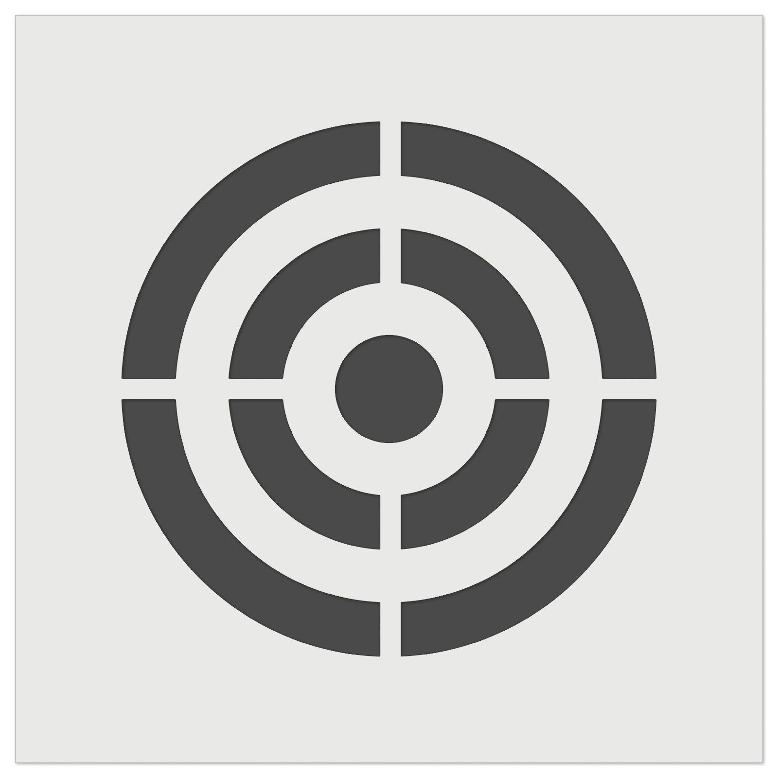 Black And White Bullseye Target