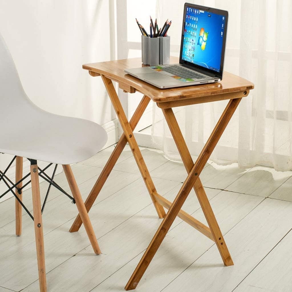 LXXSH Portable Folding Computer Desk Bar Table Minimalist Writing Desk ...