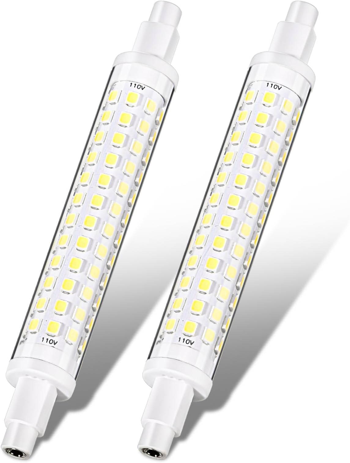 Honoson 2 Pcs R7S LED Bulb 118mm 10W 6000K Led Halogen Replacement ...