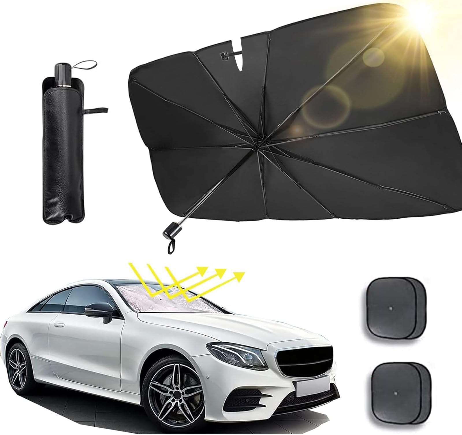 MCSWKEY Parasol para Parabrisas Automovil, Parasol para Parabrisas de ...