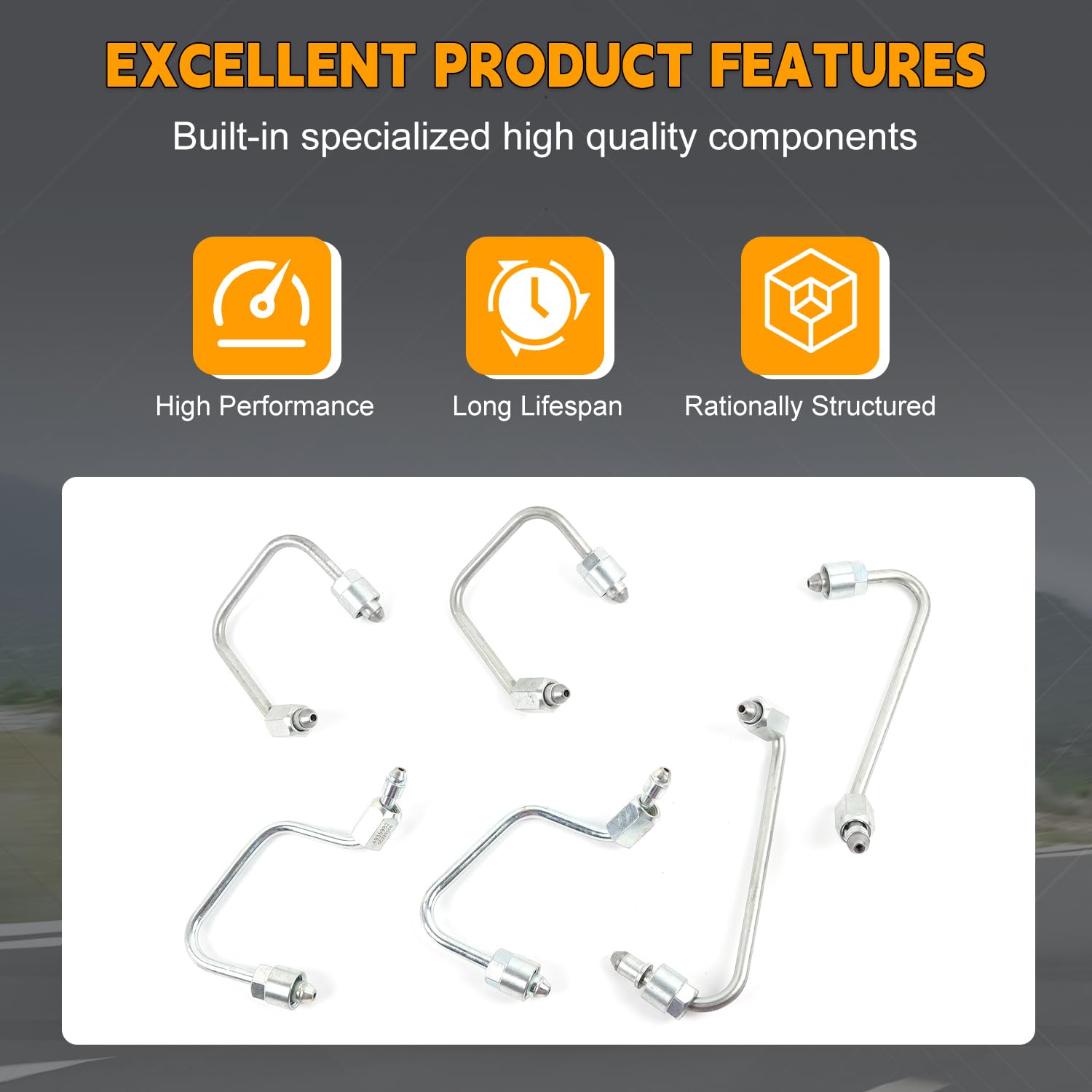 Snapklik.com : New Complete Injector Fuel Line Set For Dodge Cummins ...
