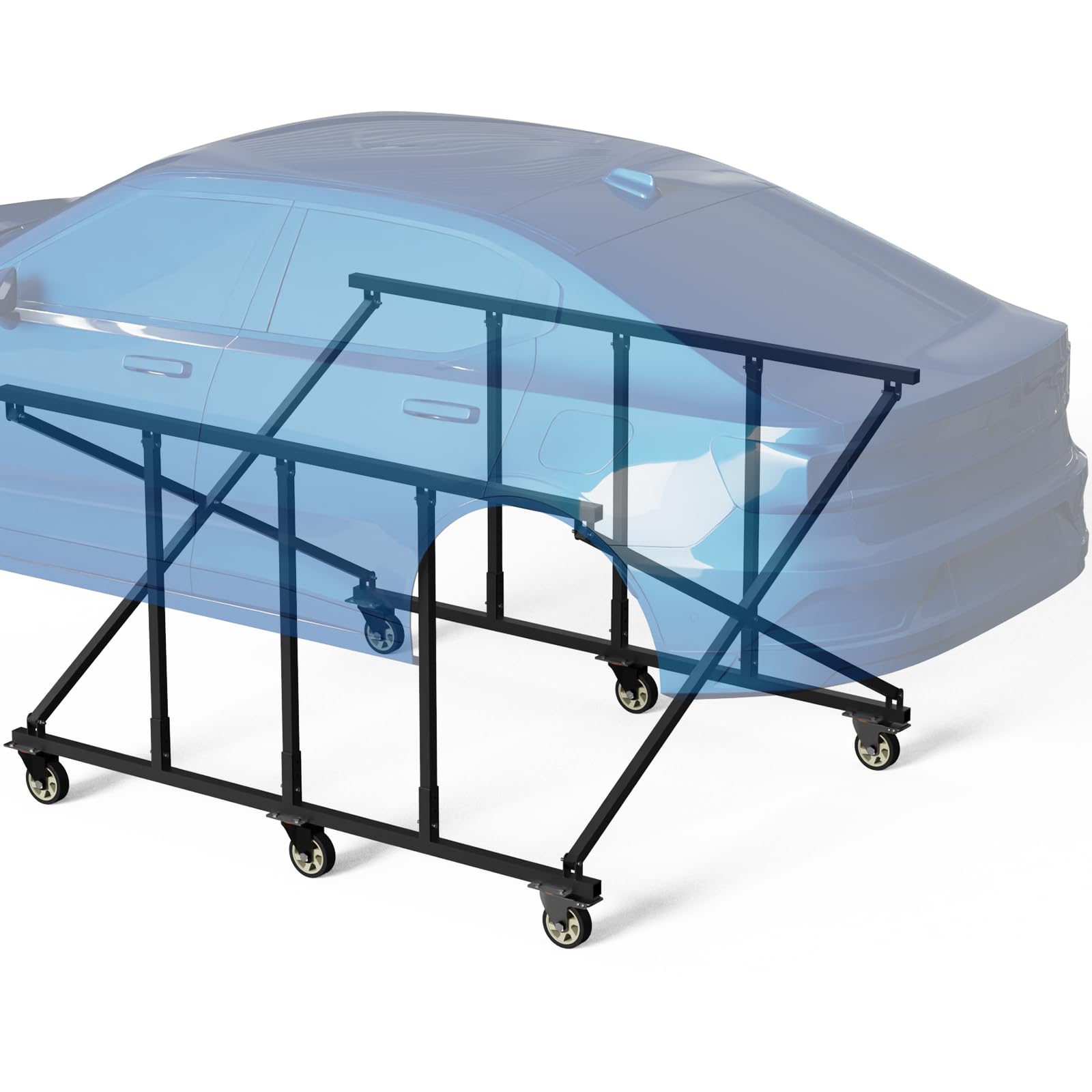 Amazon.com: FAUENPEEY Pick Up Bed Dolly, Truck Bed Storage Rack with ...