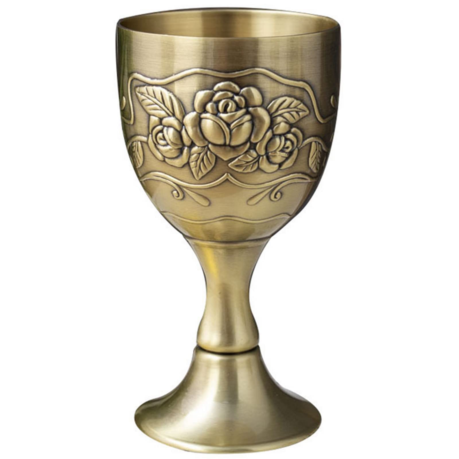 Chalice Goblet Gold Communion Cup Brass Wine Glass 3.5 OZ Offering for ...