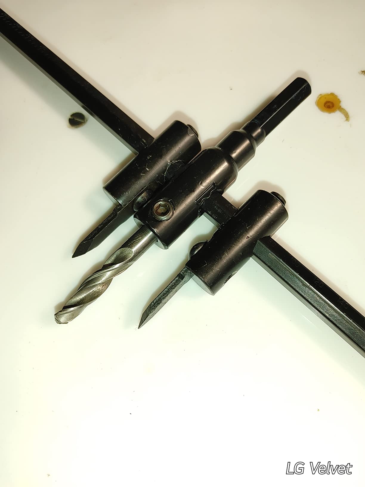 Metal Wood Circle Cutter Kit Hole Saw Drill Bit 30mm-300mm Adjustable ...