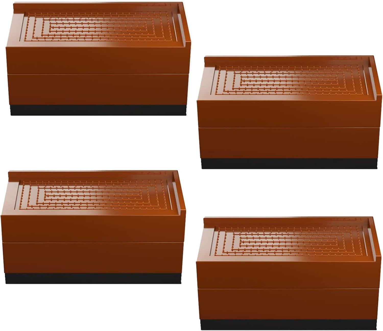 Bed Risers Furniture Frame Lift Stilts for Rooms, Heavy Duty Leg ...