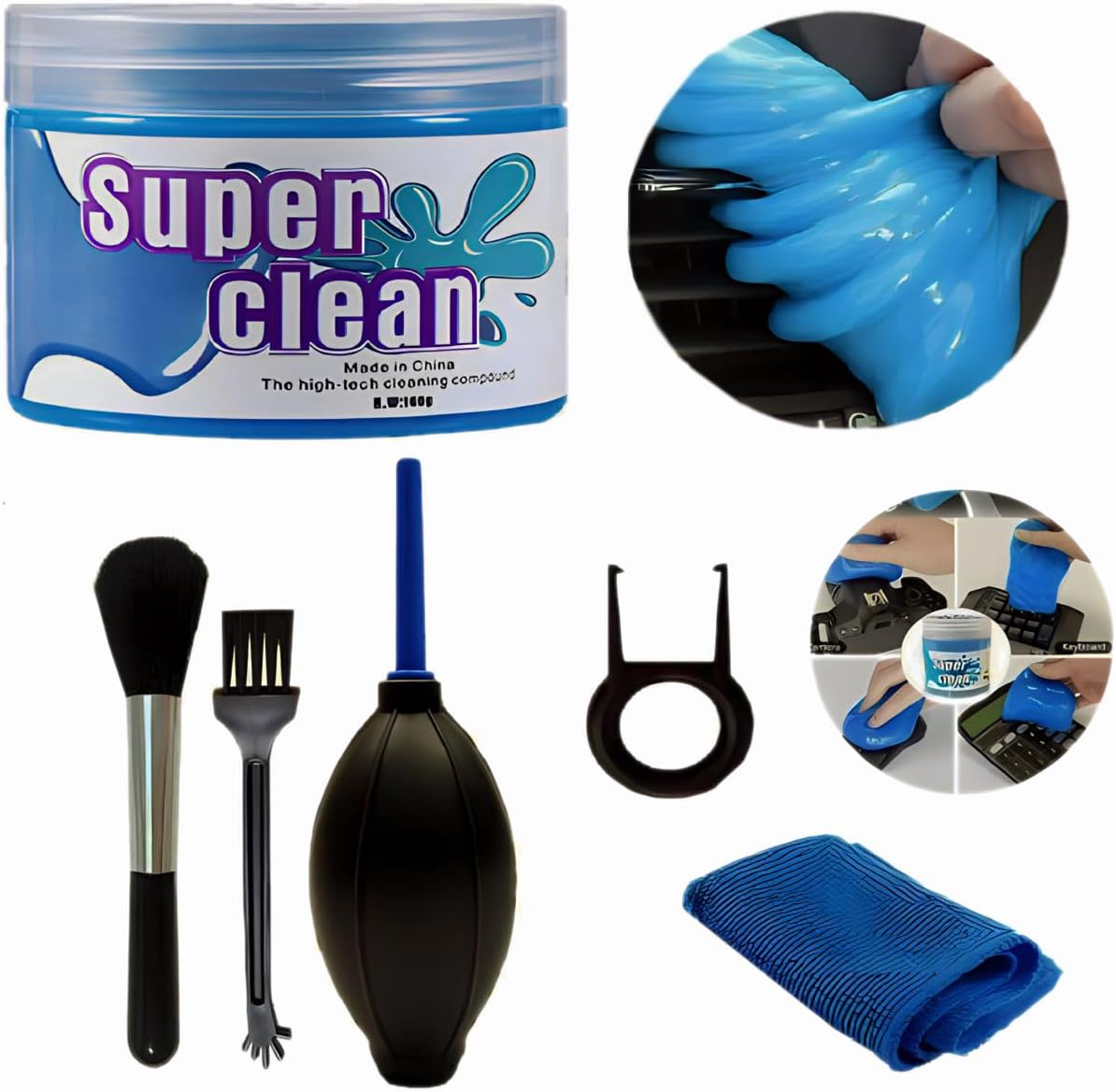 Amazon.com: Cleaning Gel for Car Universal Auto Detailing Slime Gel ...