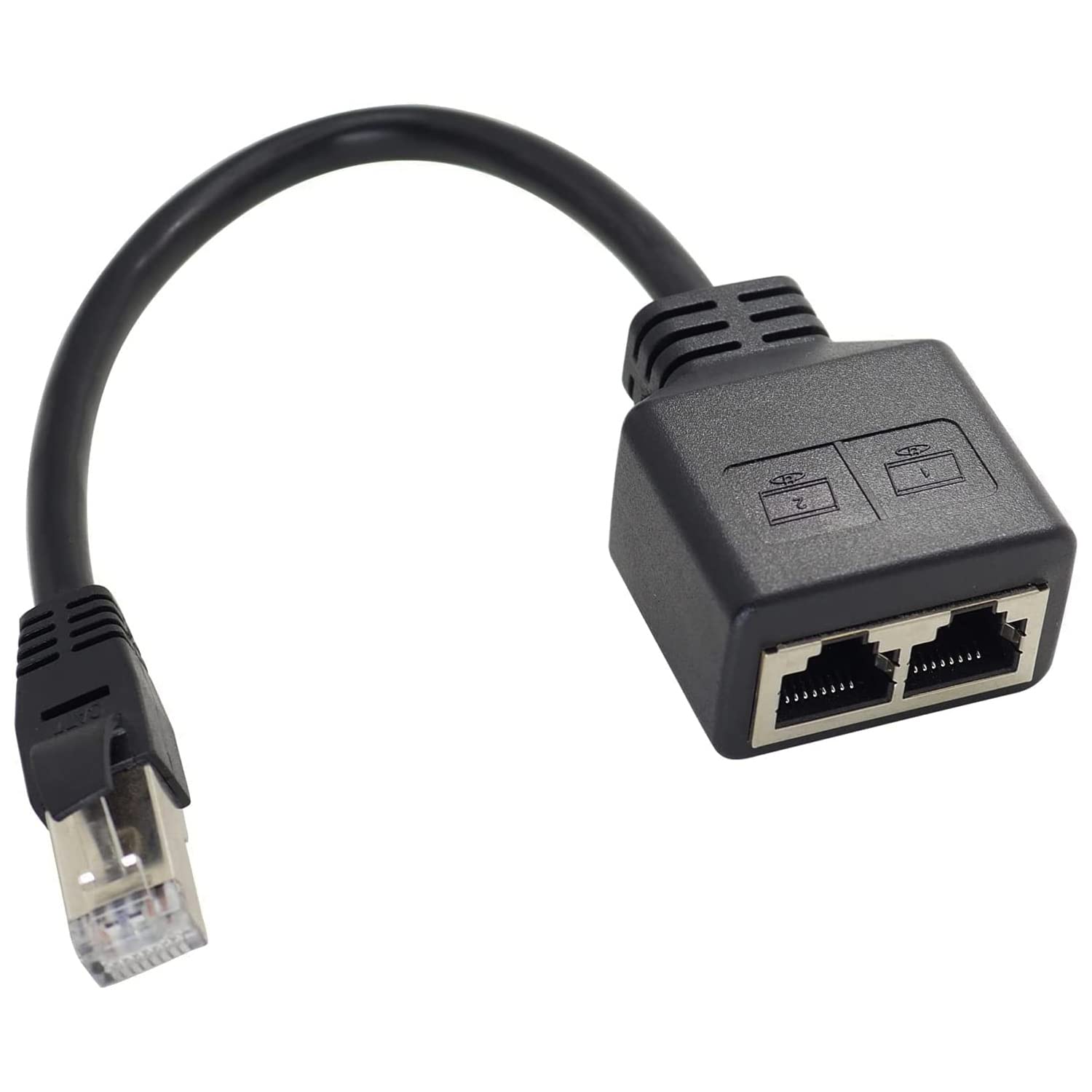 Jzs Ethernet Splitter 1 Male To 2 Female Network Adapter | Desertcart INDIA