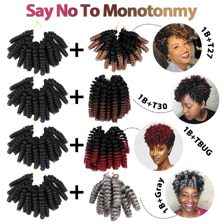 Snapklik.com : PHOCAS 3Packs 10 Toni Short Jumpy Wand Curl Weave ...