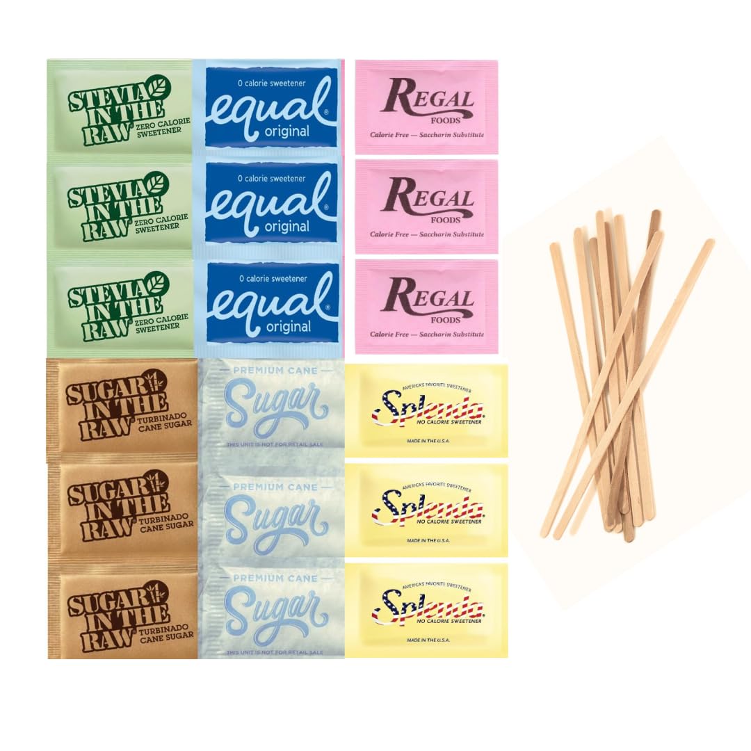 Amazon.com: BestBonus4u Sugar Packets for Coffee and Sweetener Packets ...