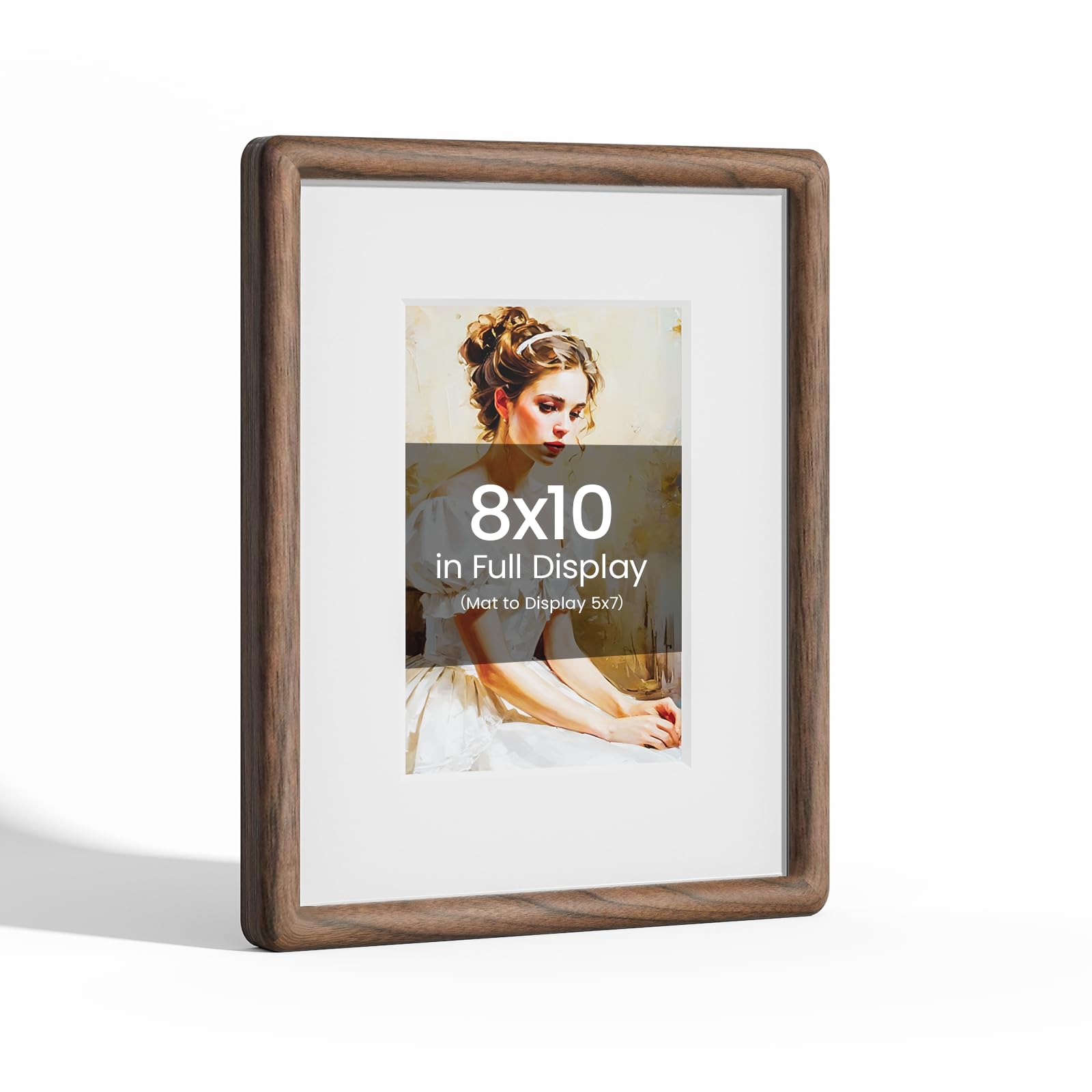 Amazon.com - 8x10 Picture Frame Natural Walnut Wood From CA-USA with ...