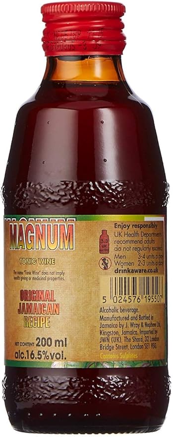 Magnum 20 cl, 16.5% ABV - Jamaica Tonic Wine : Amazon.co.uk: Grocery