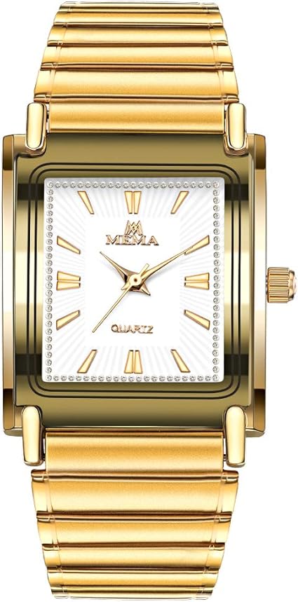Mema Men's Watches High Accuracy Quartz Movement Steel Band 1720M Watch ...