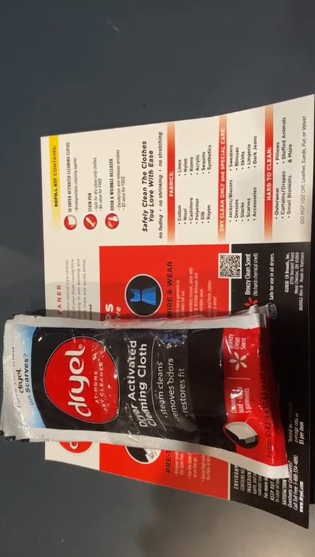 Watch Honest Review of Dryel Cleaning Refill, 6 Count on Amazon Live