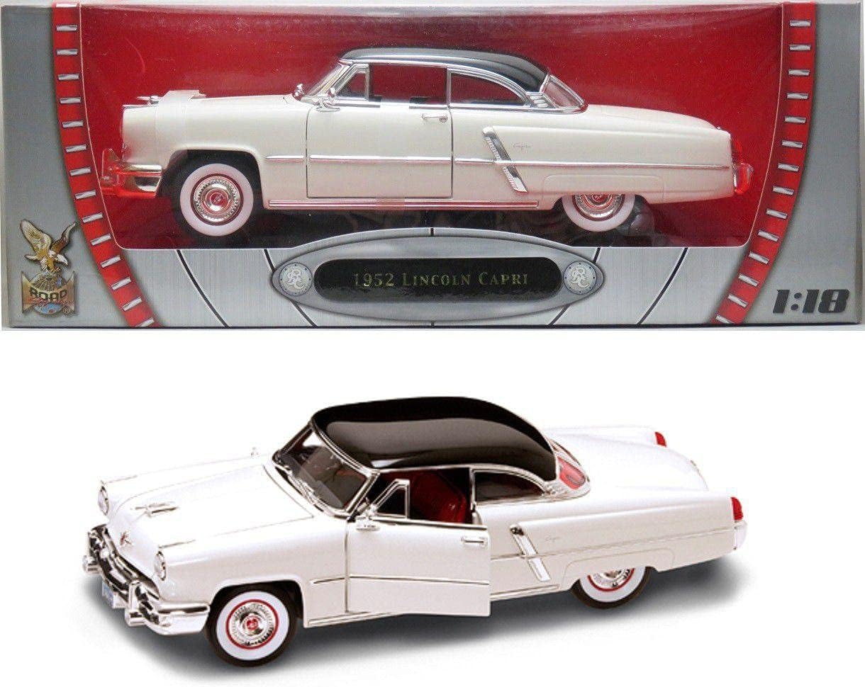 ROAD SIGNATURE COLLECTION 1952 LINCOLN CARPI DIE-CAST MODEL SCALE 1-18 ...