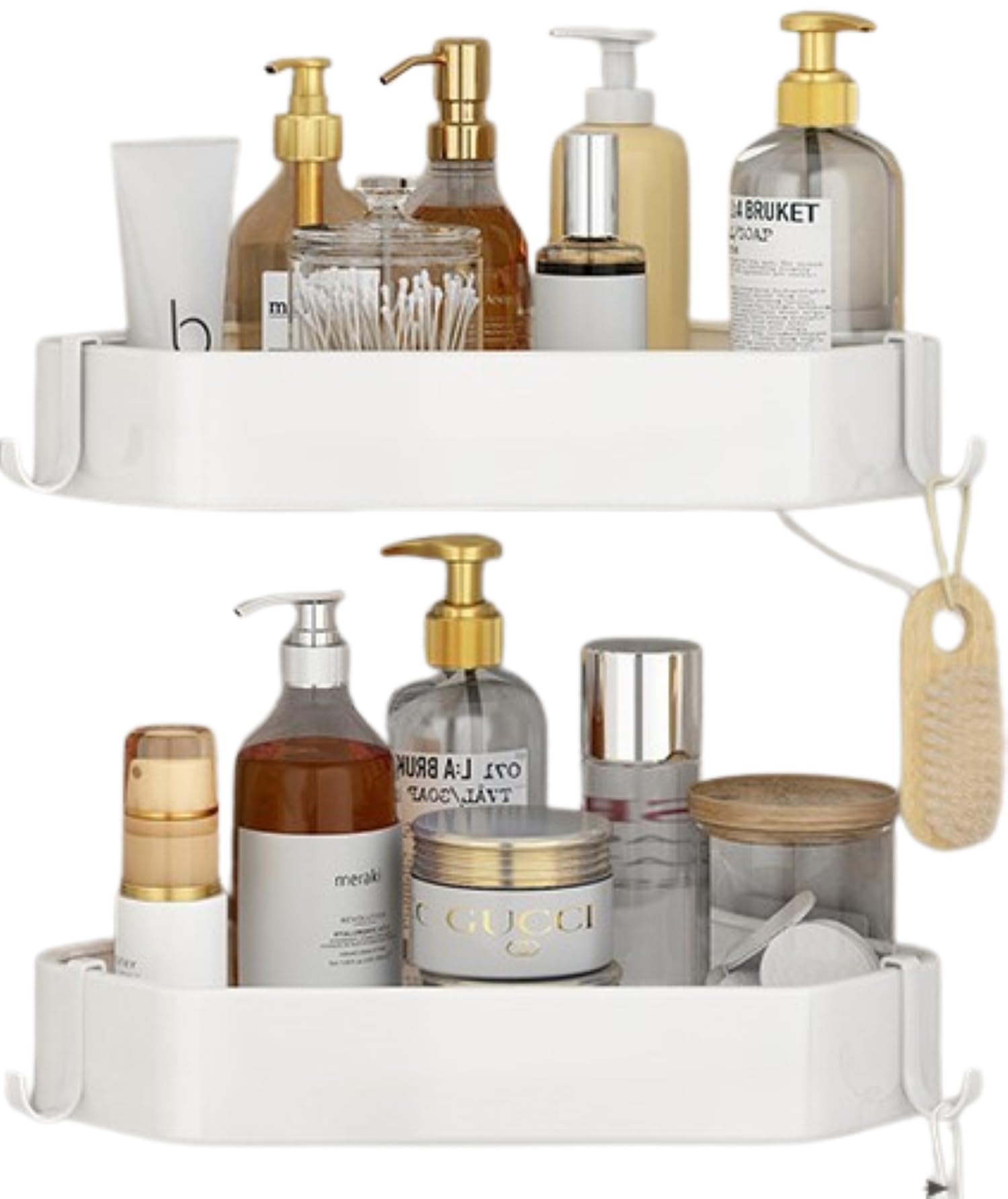 Amazon｜Crystal craft 浴室ラック コーナーラック 三角 バスルームラック 浮かせる収納 浴室 ラック おしゃれ デザイン ...