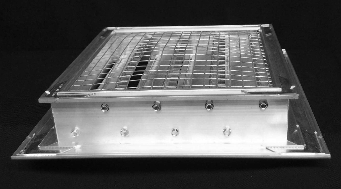 Snapklik.com : HVAC Premium 6"W X 6"H Aluminum Exterior Gable Louver ...