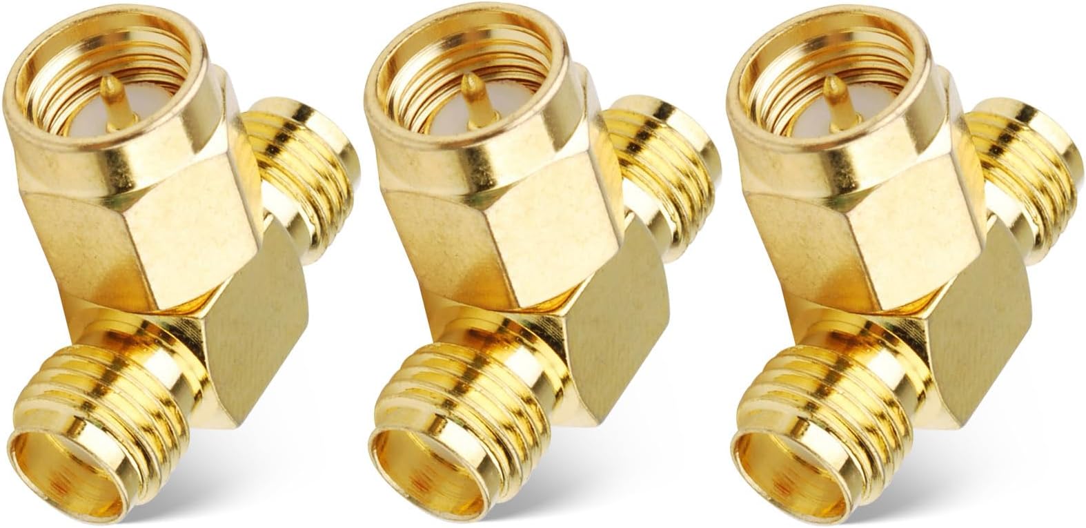 Amazon.com: SUPERBAT SMA Adapter Splitter 2-Way, SMA Male to Dual ...