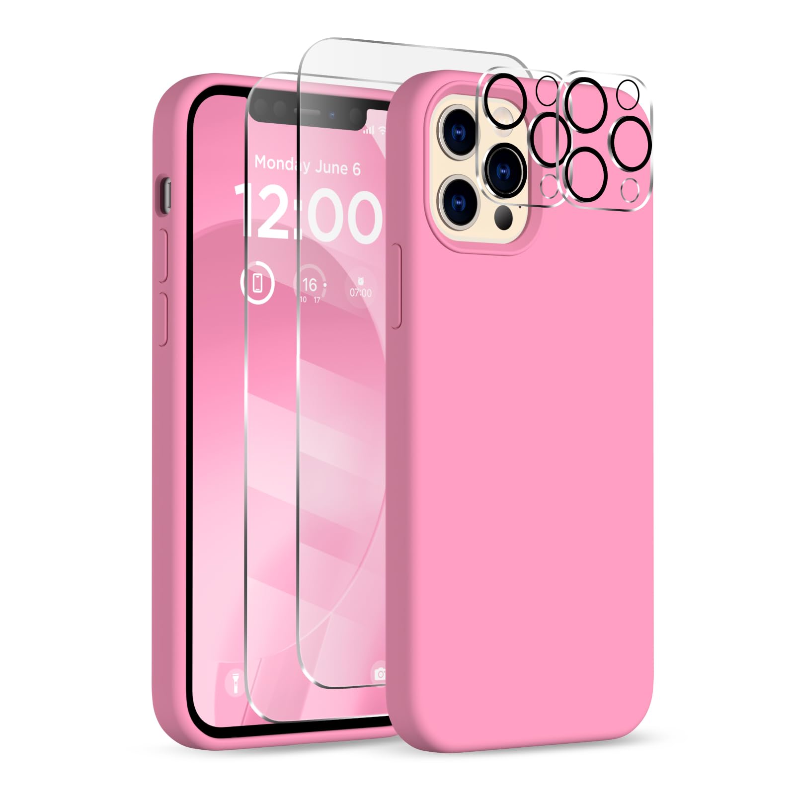 Amazon.com: COFFKER for iPhone 12 Pro Max Case, [2X Camera Protector ...