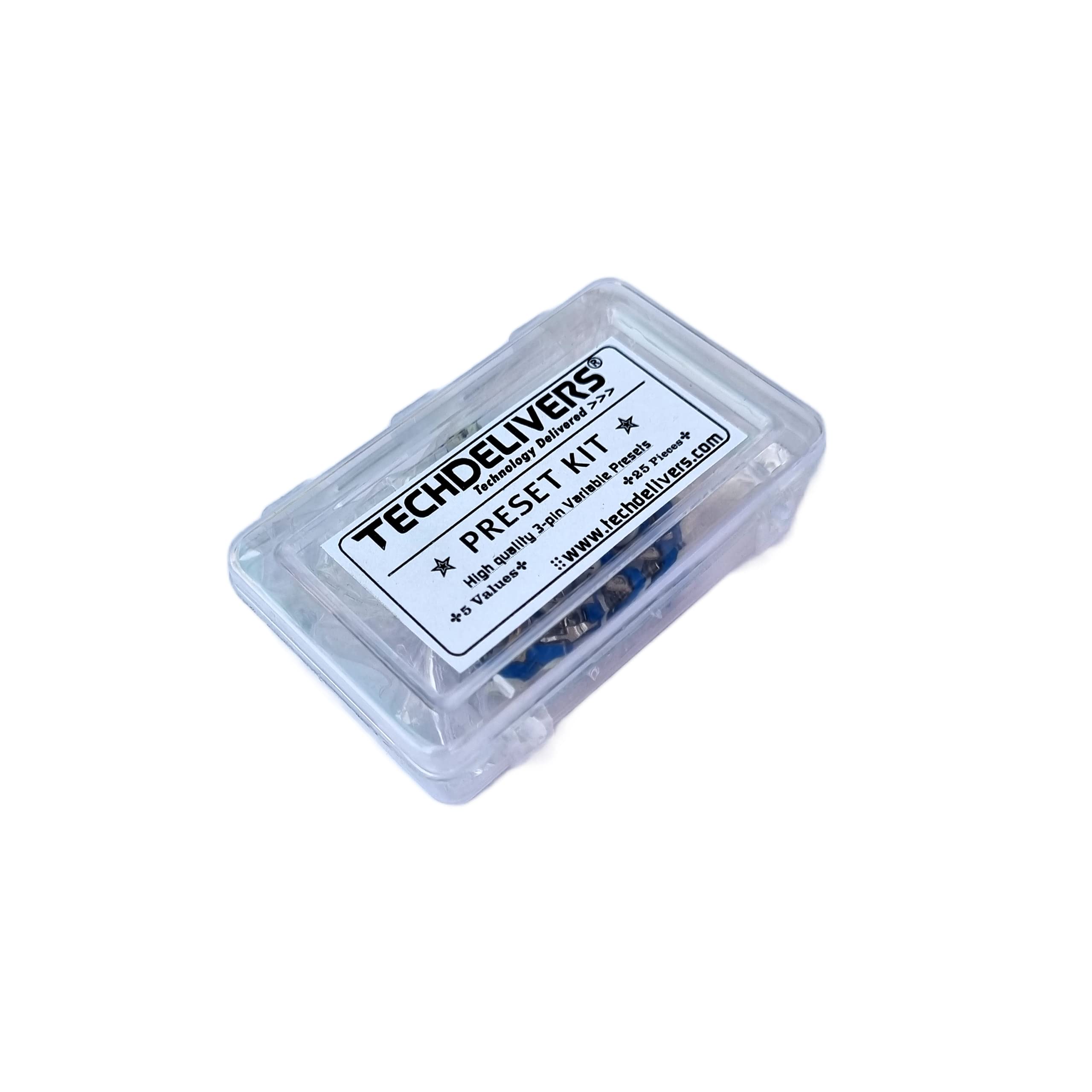 TECHDELIVERS® Variable Resistor Tripot Kit 1K, 4K7, 10K, 100K, 1M ohm 3 ...