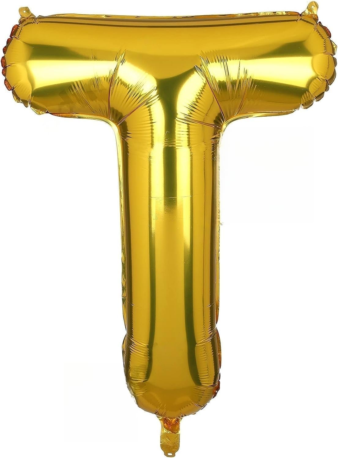 Flyloons Golden T Letter Foil Balloon Alphabets Balloons - Size 16 Inch ...